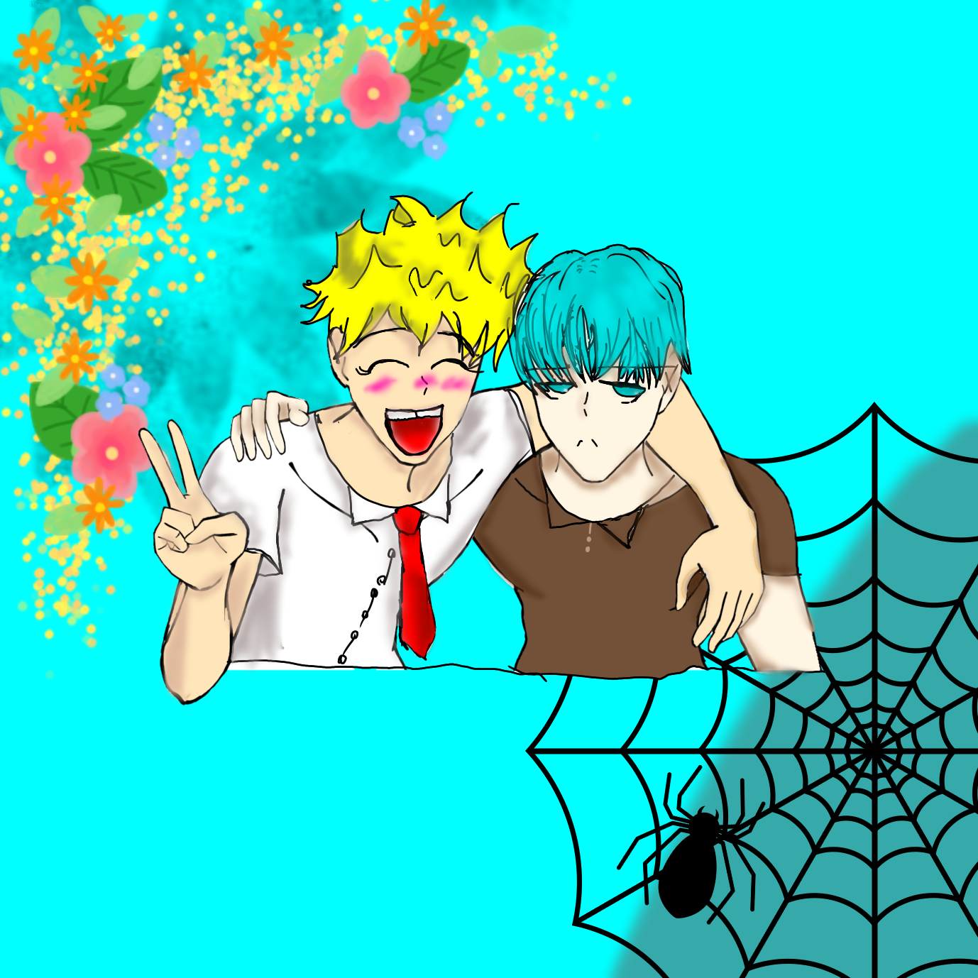 SpongeBob and squidward - ibisPaint