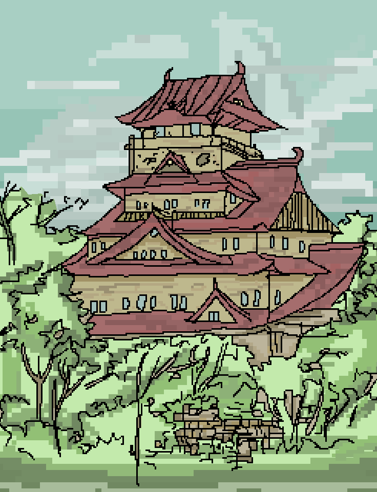 a castle - ibisPaint