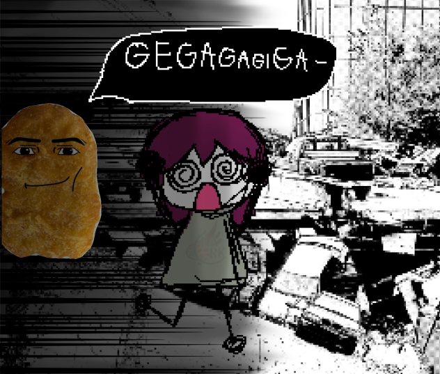 MAN FACE CHICKEN NUGGET APOCALYPSE!! - ibisPaint