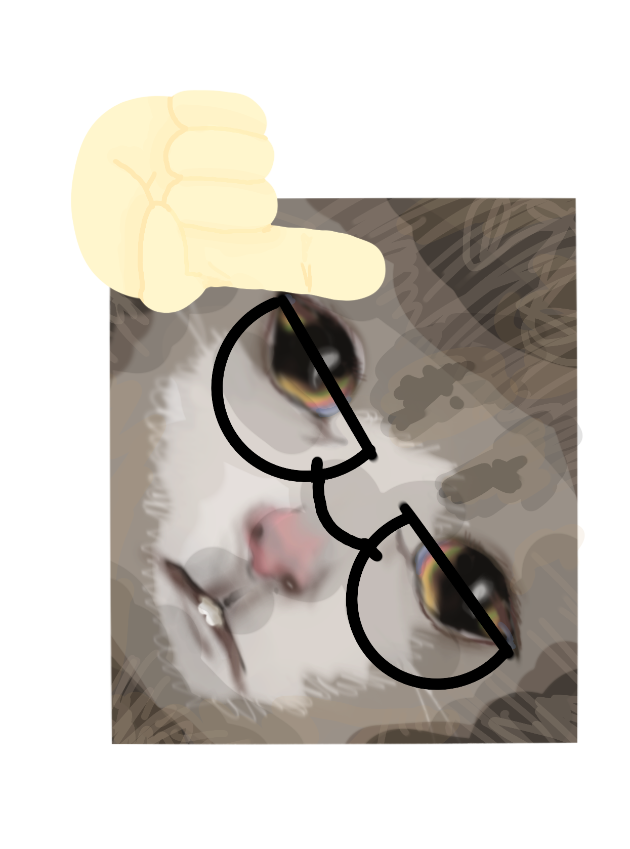Ermm actually, I’m a cat. - ibisPaint