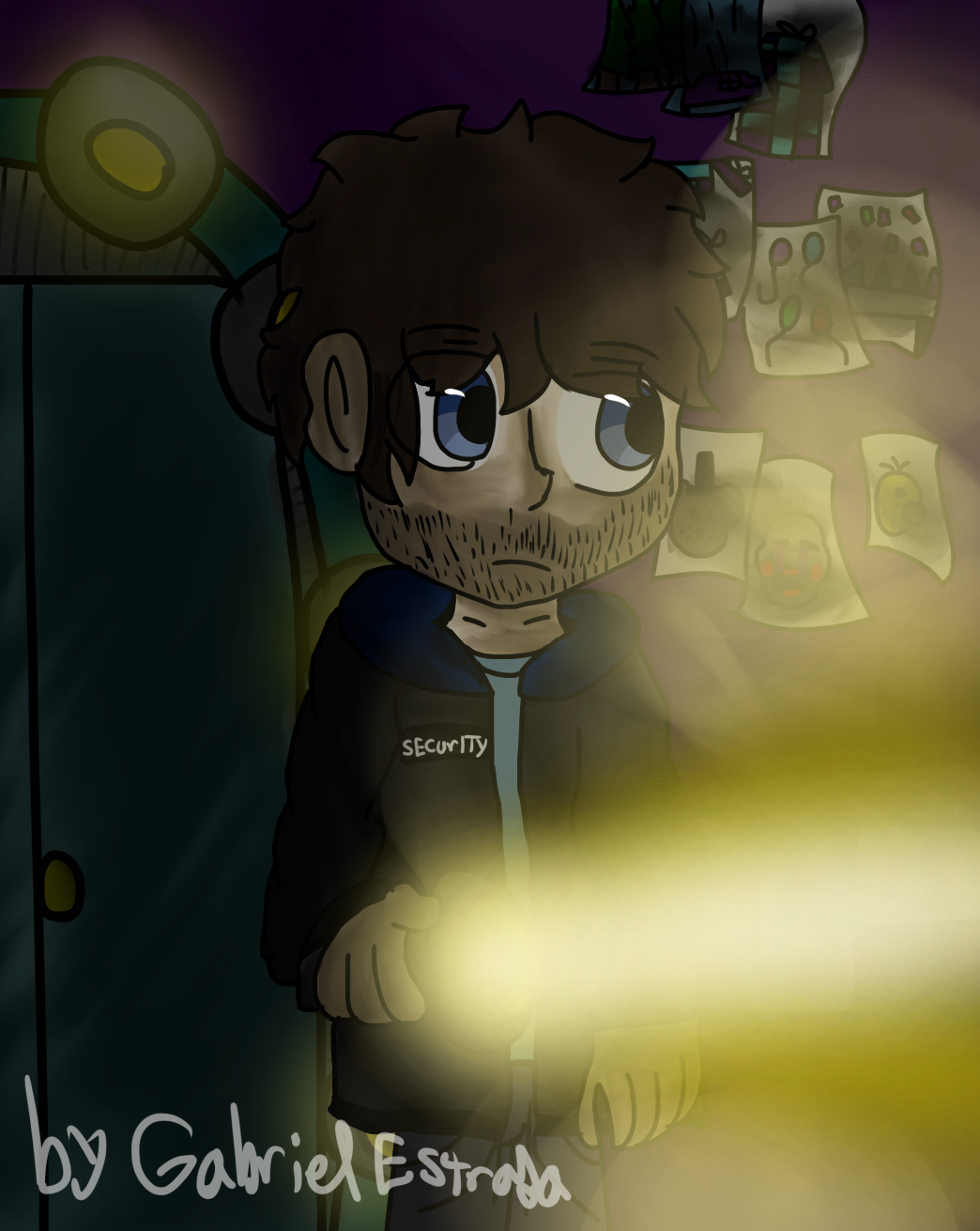 Mike Schmidt From The FNAF Movie - ibisPaint