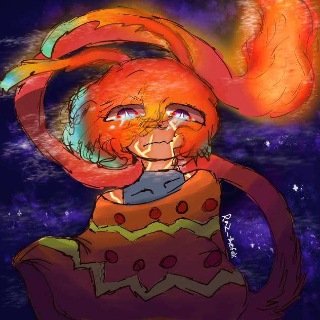 Fire moth - ibisPaint