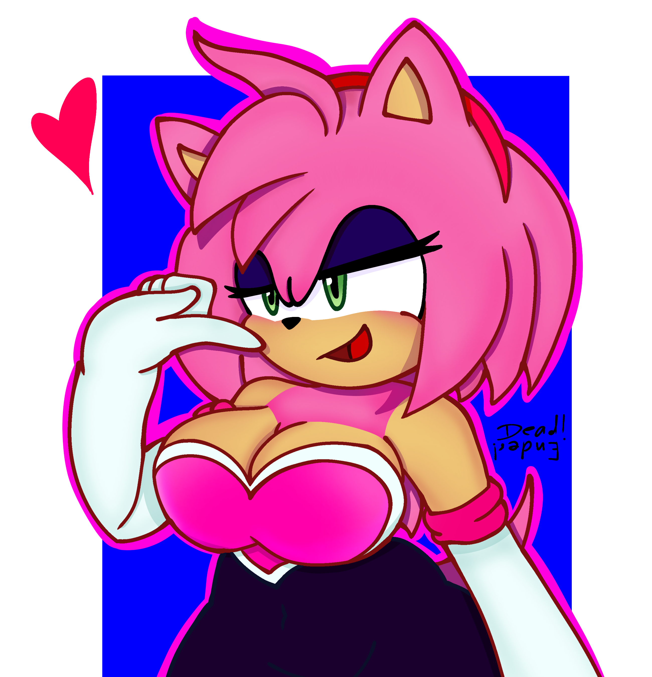 Amy con traje de Rouge - ibisPaint