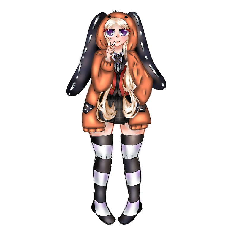 Desenhando Rina de Kakegurui - ibisPaint