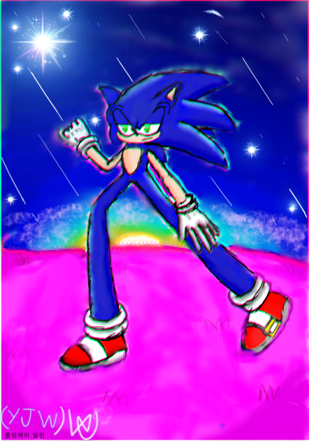 sonic(modern) - ibisPaint