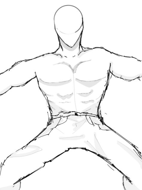 Sitting down - ibisPaint