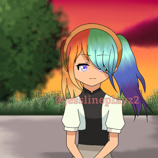 The Colorful Girl - ibisPaint