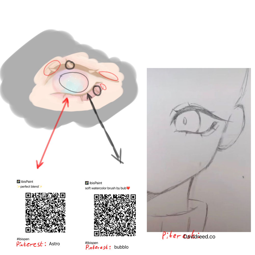 Perfekt blend soft watercoler eye - ibisPaint