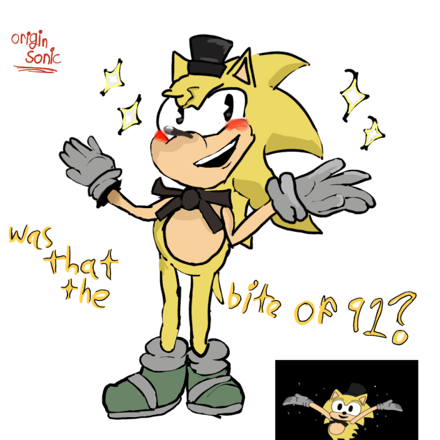 origin Sonic 'jumpscare' - ibisPaint