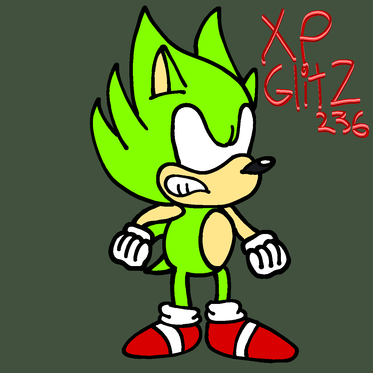 Legendary Classic Super Sonic - ibisPaint