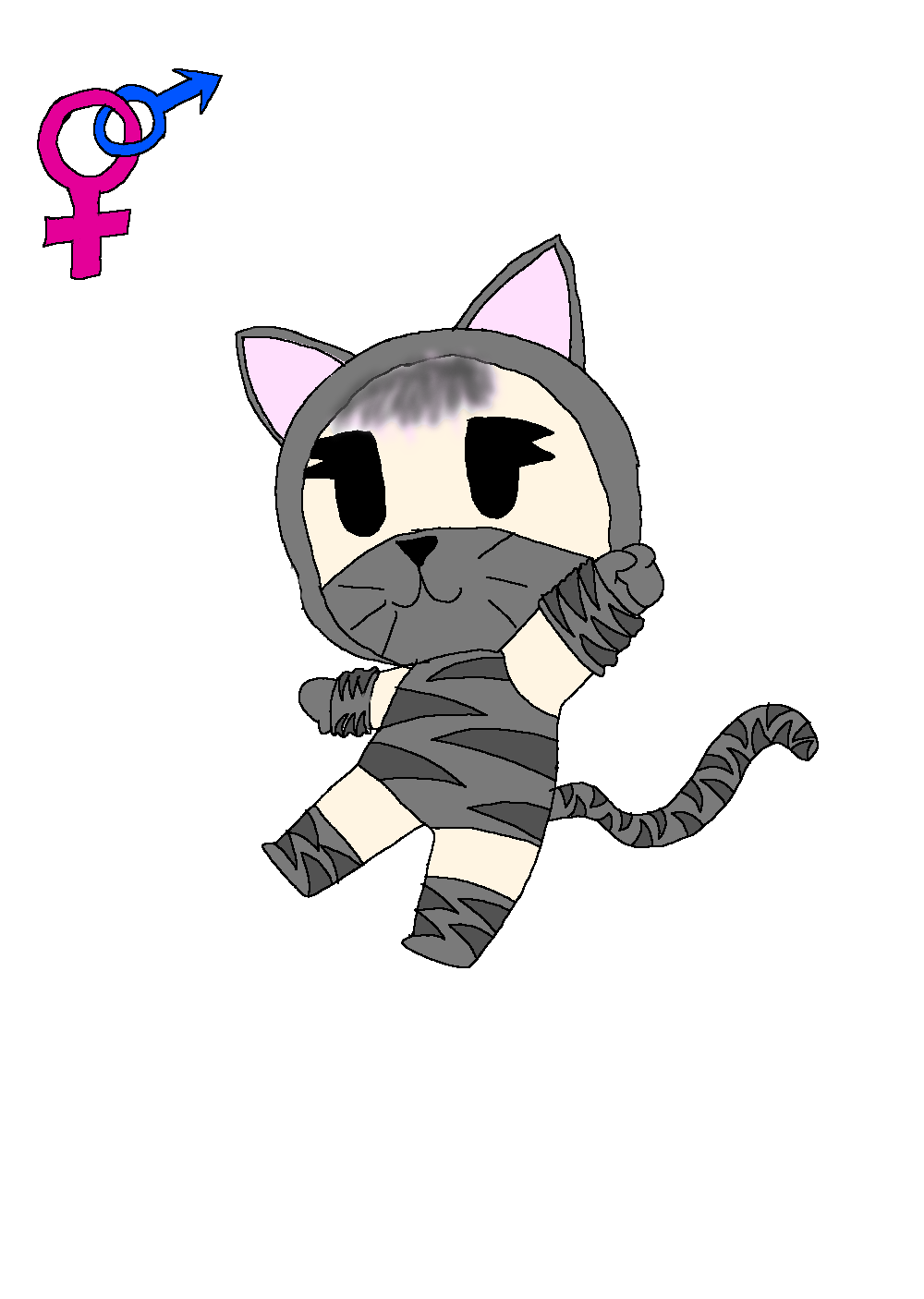 Ash genderbend & human - ibisPaint