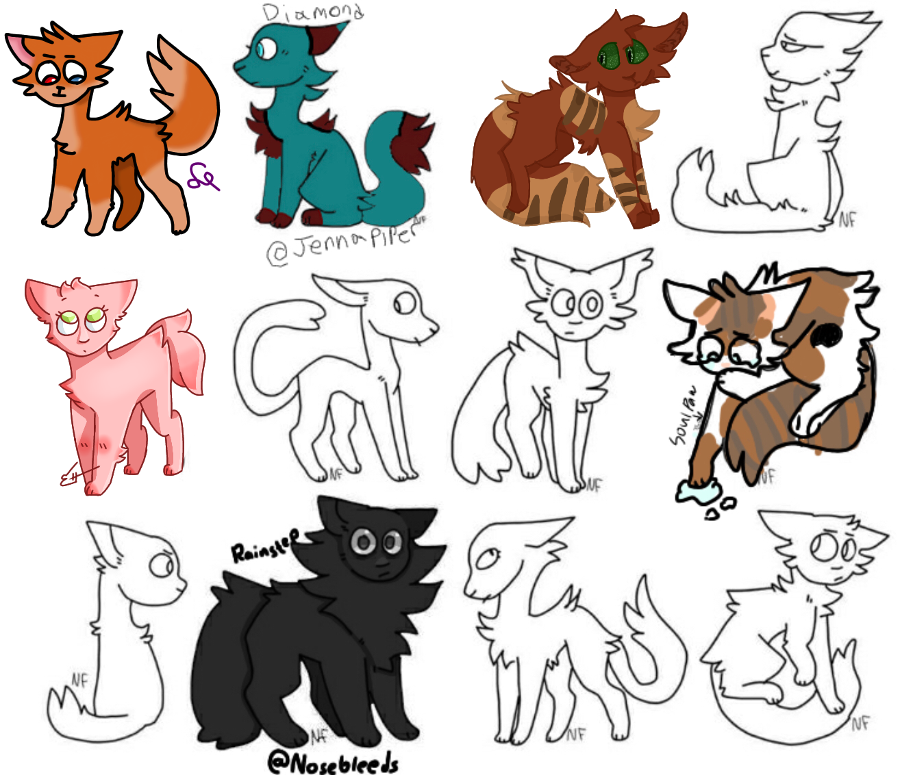 cat collab - ibisPaint