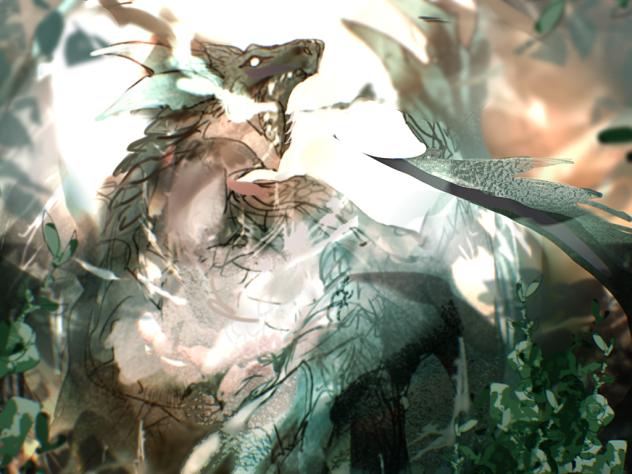 Forest Dragon - ibisPaint