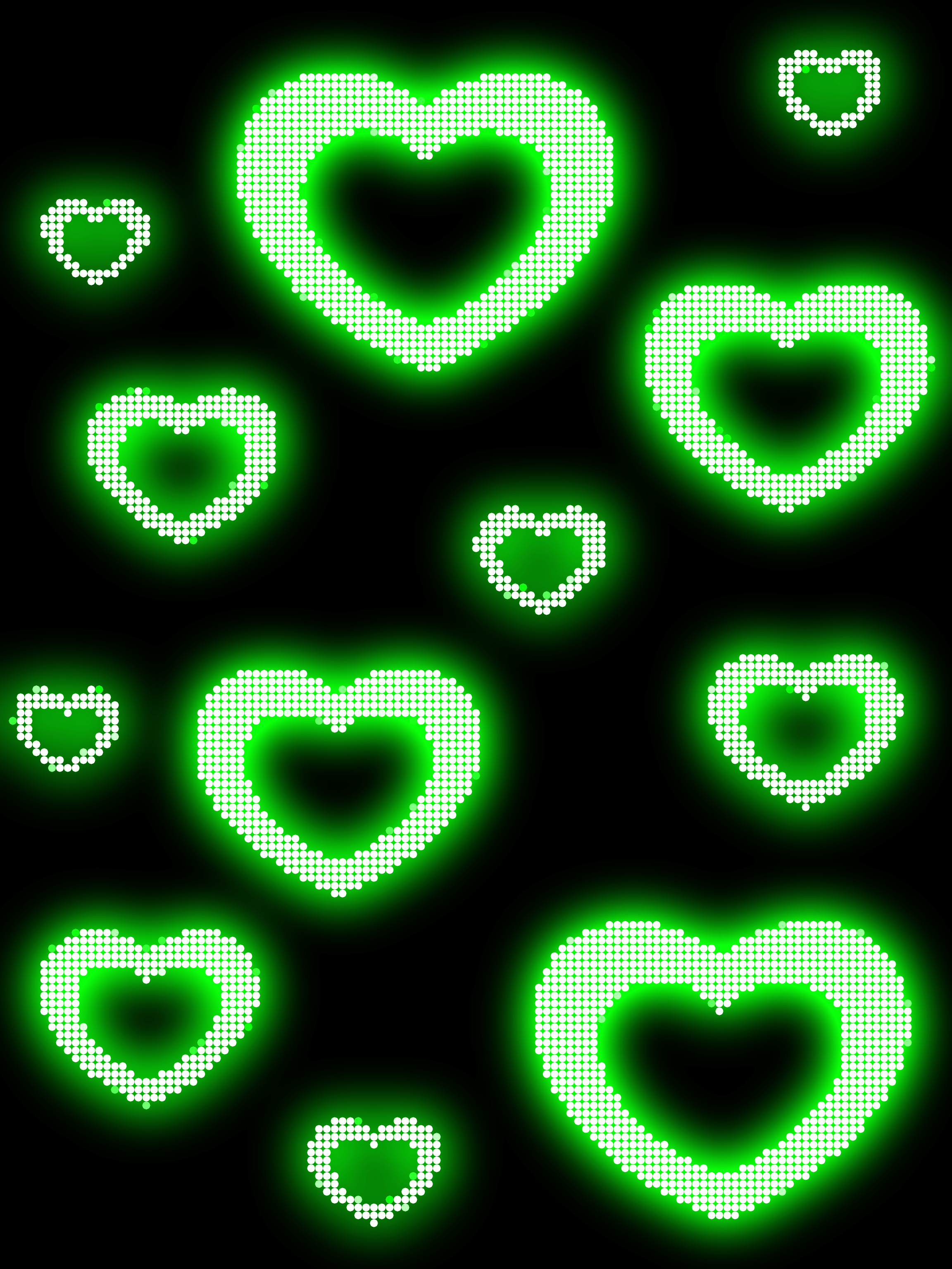 Heart background (y2k) - ibisPaint