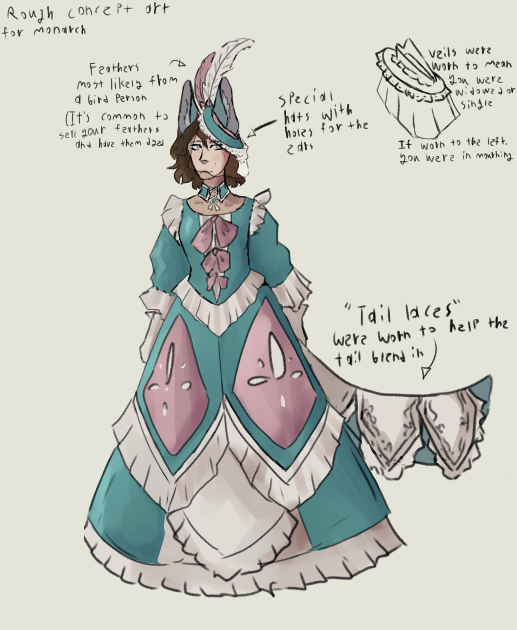 Monarch animation concept art - ibisPaint