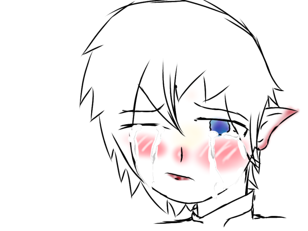 crying boy - ibisPaint