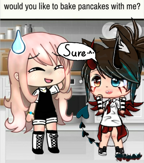 Bake pancakes 😍 - ibisPaint