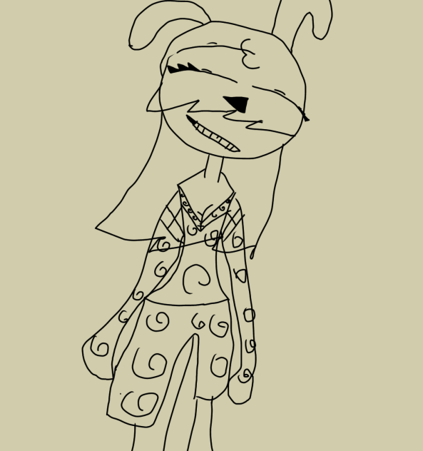 Human angle hare - ibisPaint