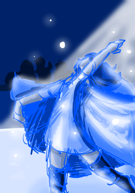 Ice skating - ibisPaint