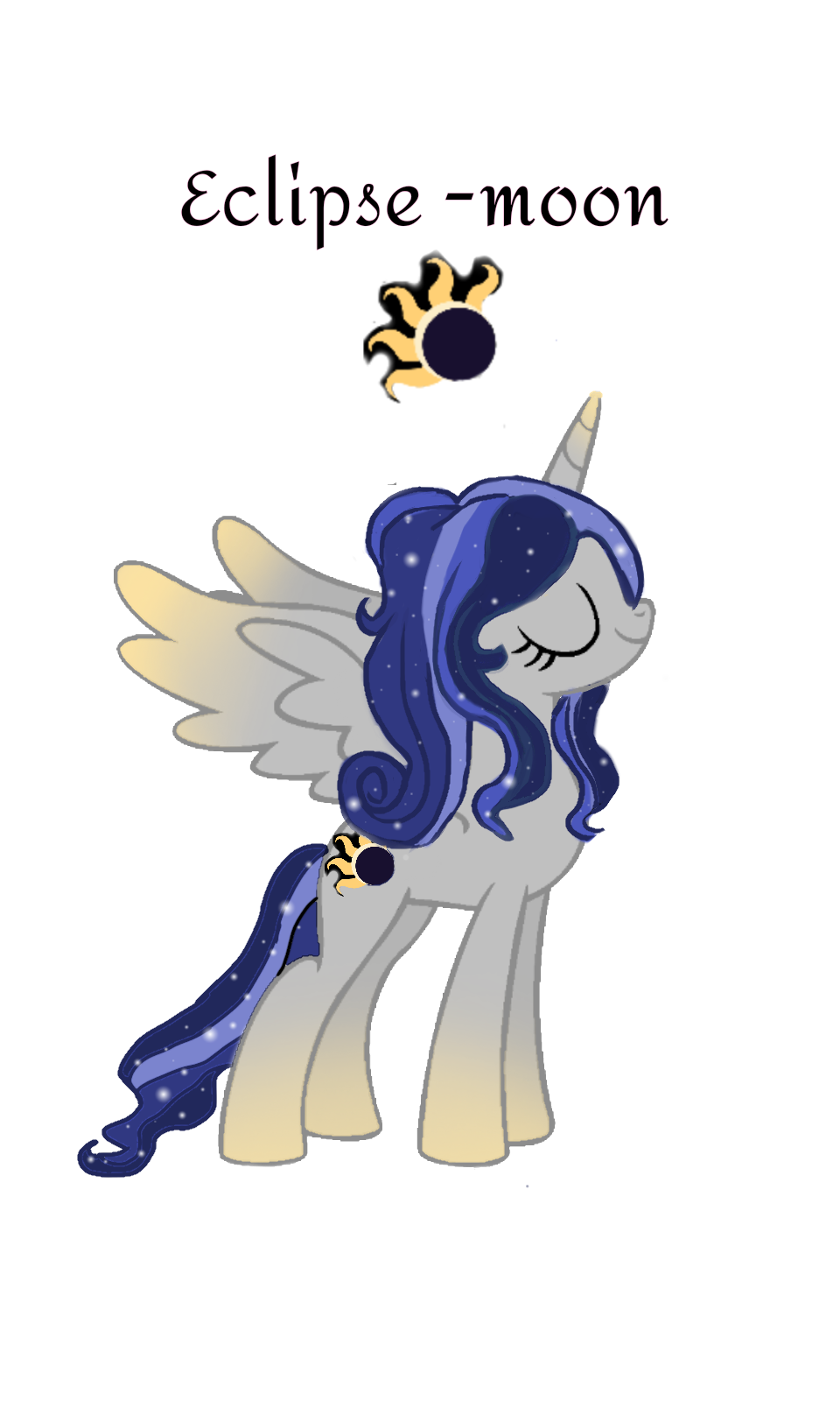 Eclipse-moon mlp part 1 - ibisPaint
