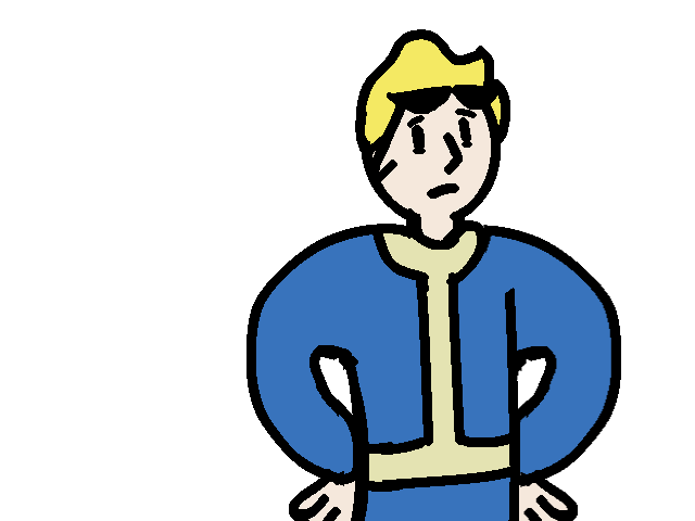 cool dude vault boy - ibisPaint