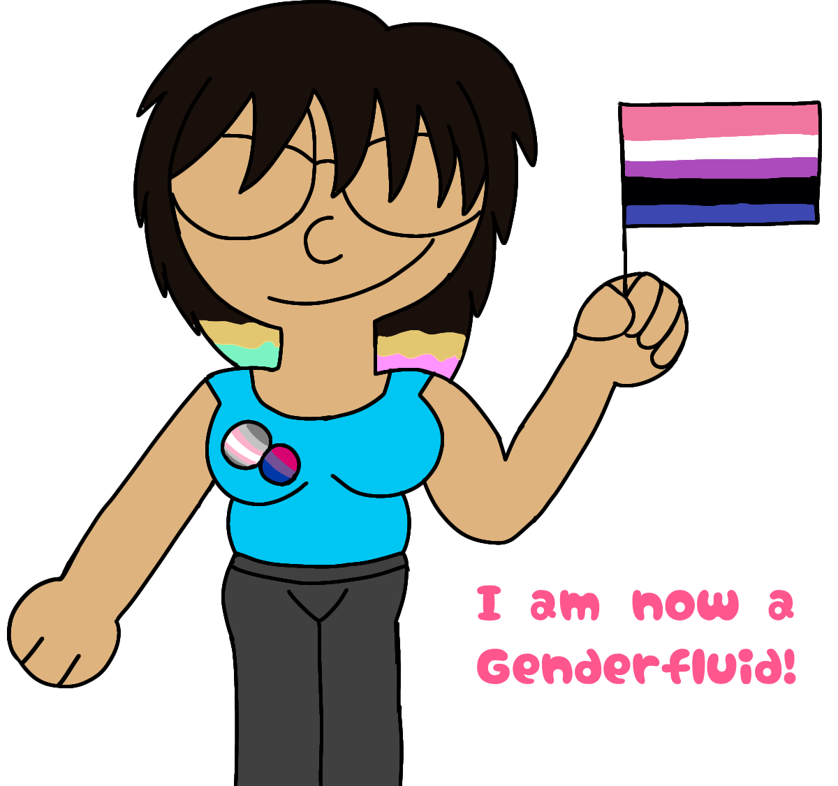 I am Now Genderfluid - ibisPaint