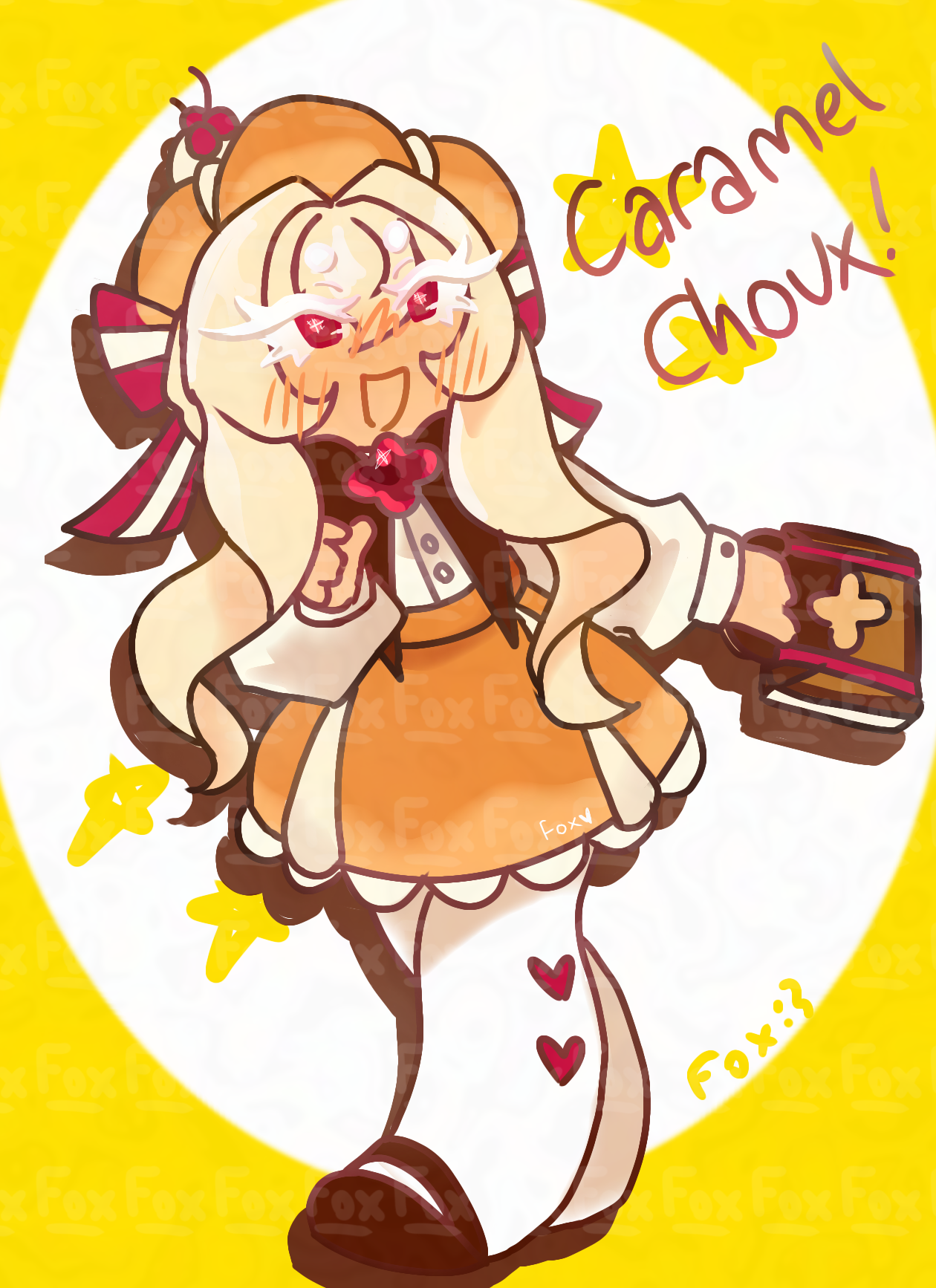 Caramel Choux Cookie CRK - ibisPaint