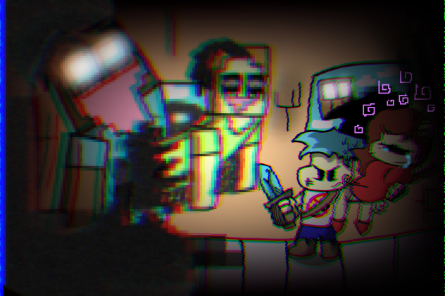 Vs corrupted steve and alex - ibisPaint