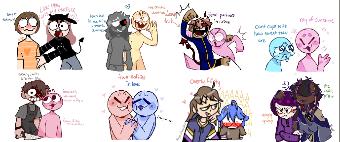 Relationship collab with Swifty Moon! - ibisPaint