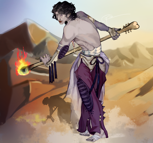 Caius desert redesign - ibisPaint