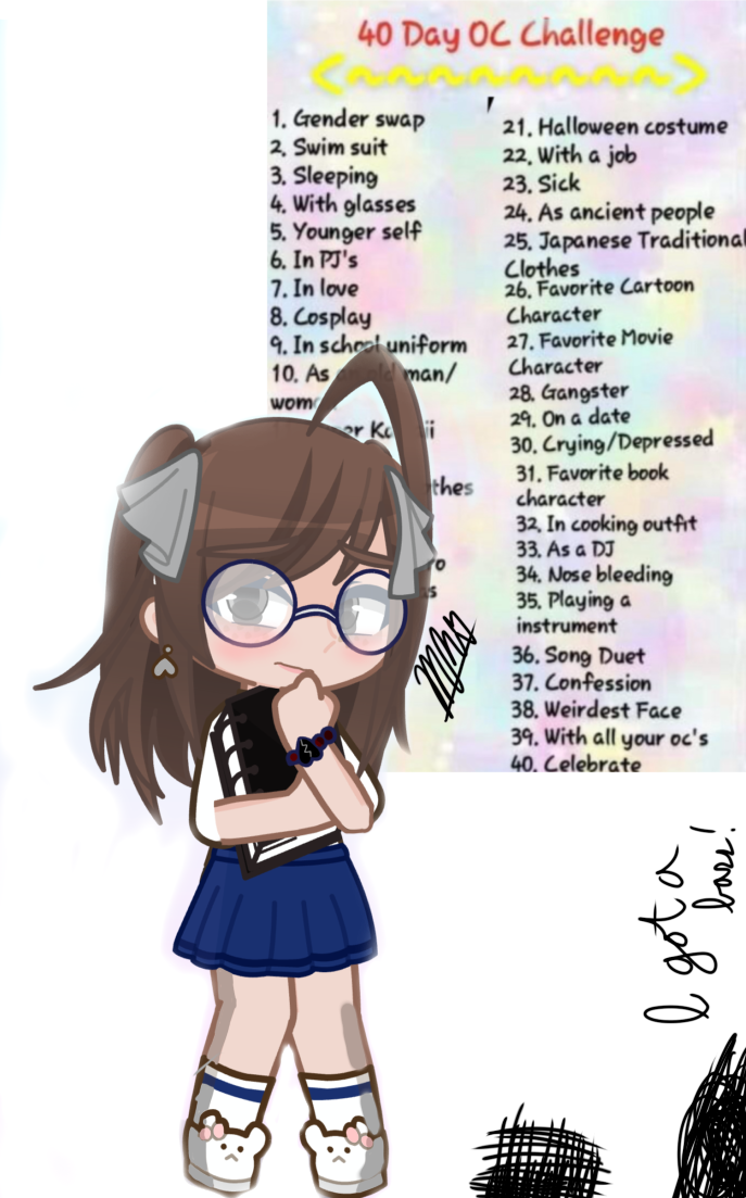 W glasses - ibisPaint