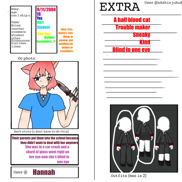 My oc (my weird school) - ibisPaint