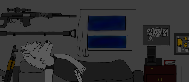 sleeping wolf - ibisPaint