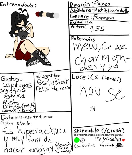 ficha de Ericka Torres - ibisPaint