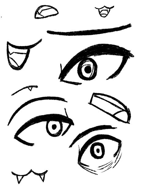 Eye and mouth practice ig - ibisPaint