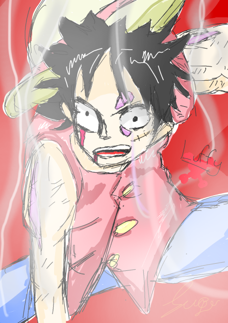 luffy gear 2 - ibisPaint