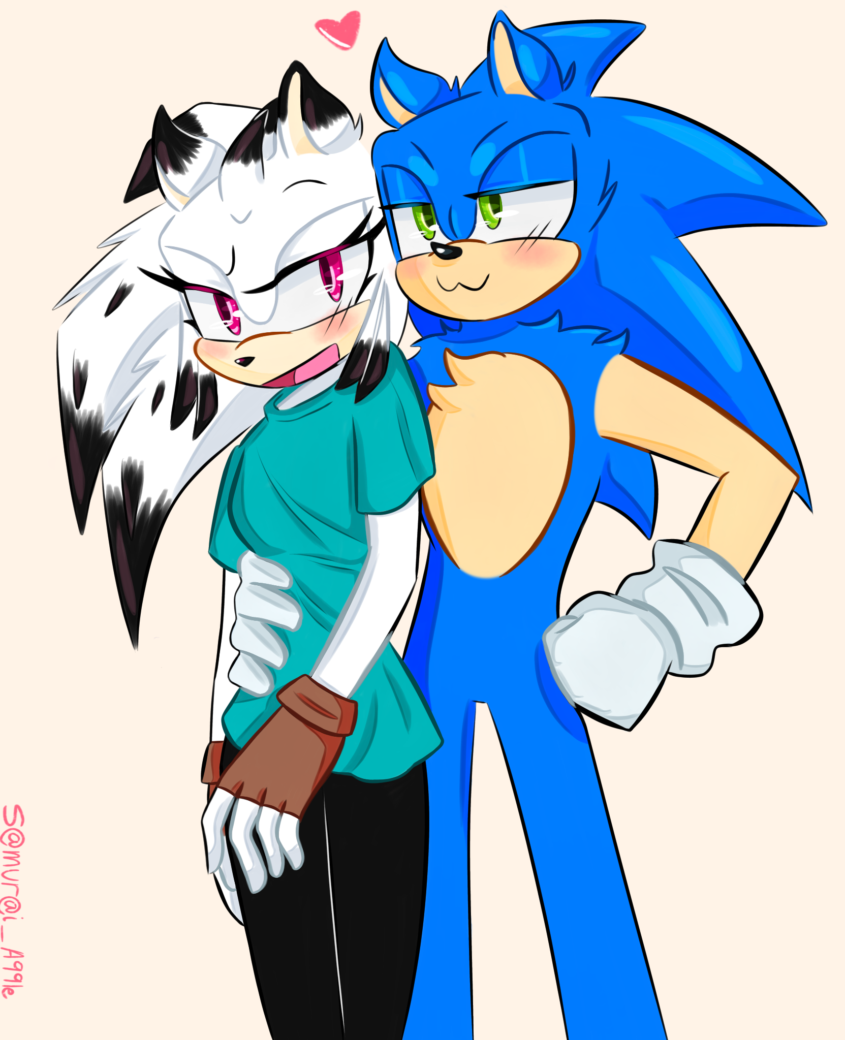 Silly boi 🤍💙 - ibisPaint