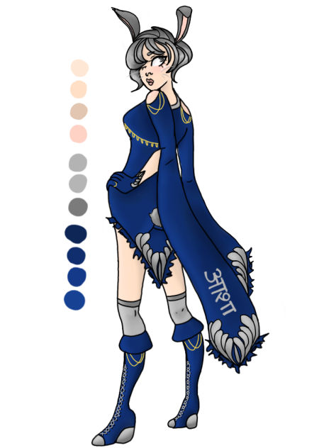 Character Design Progress - ibisPaint