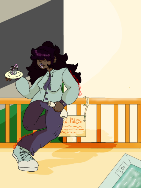 camila the hotel waitress - ibisPaint