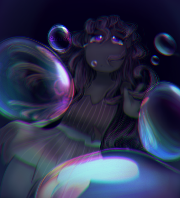 Drowning in thoughts - ibisPaint