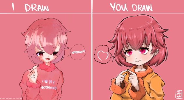 I draw you draw with Perhaps Straight - ibisPaint
