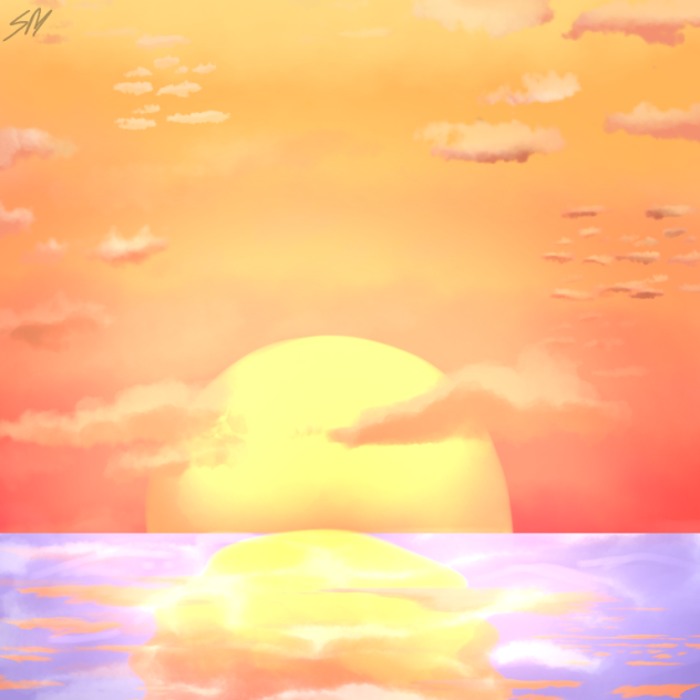 sunset - ibisPaint