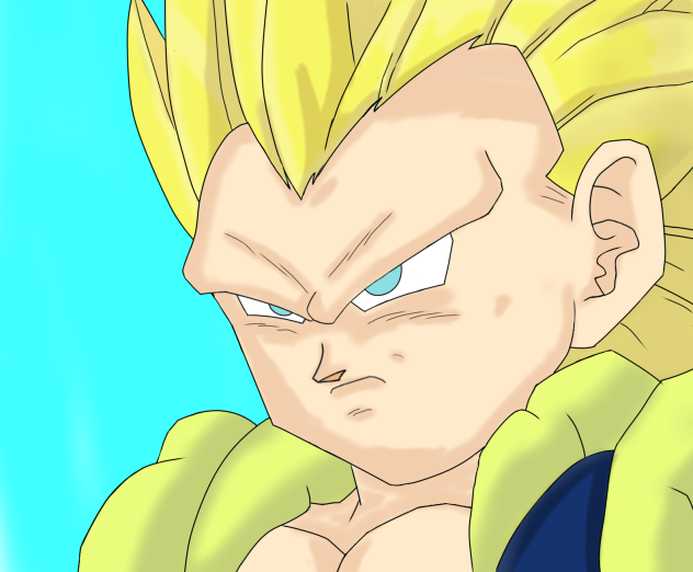 Super Gotenks SSJ Dragon Ball Z - ibisPaint