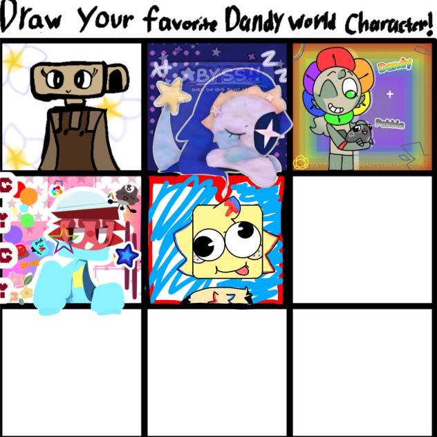 Draw your favorite Dandy world character - ibisPaint