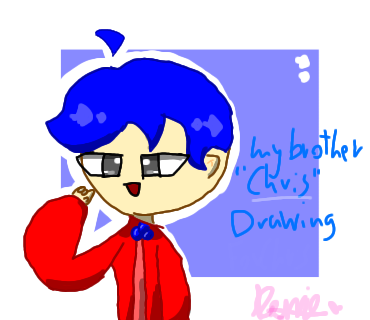 my brother chris drawing - ibisPaint