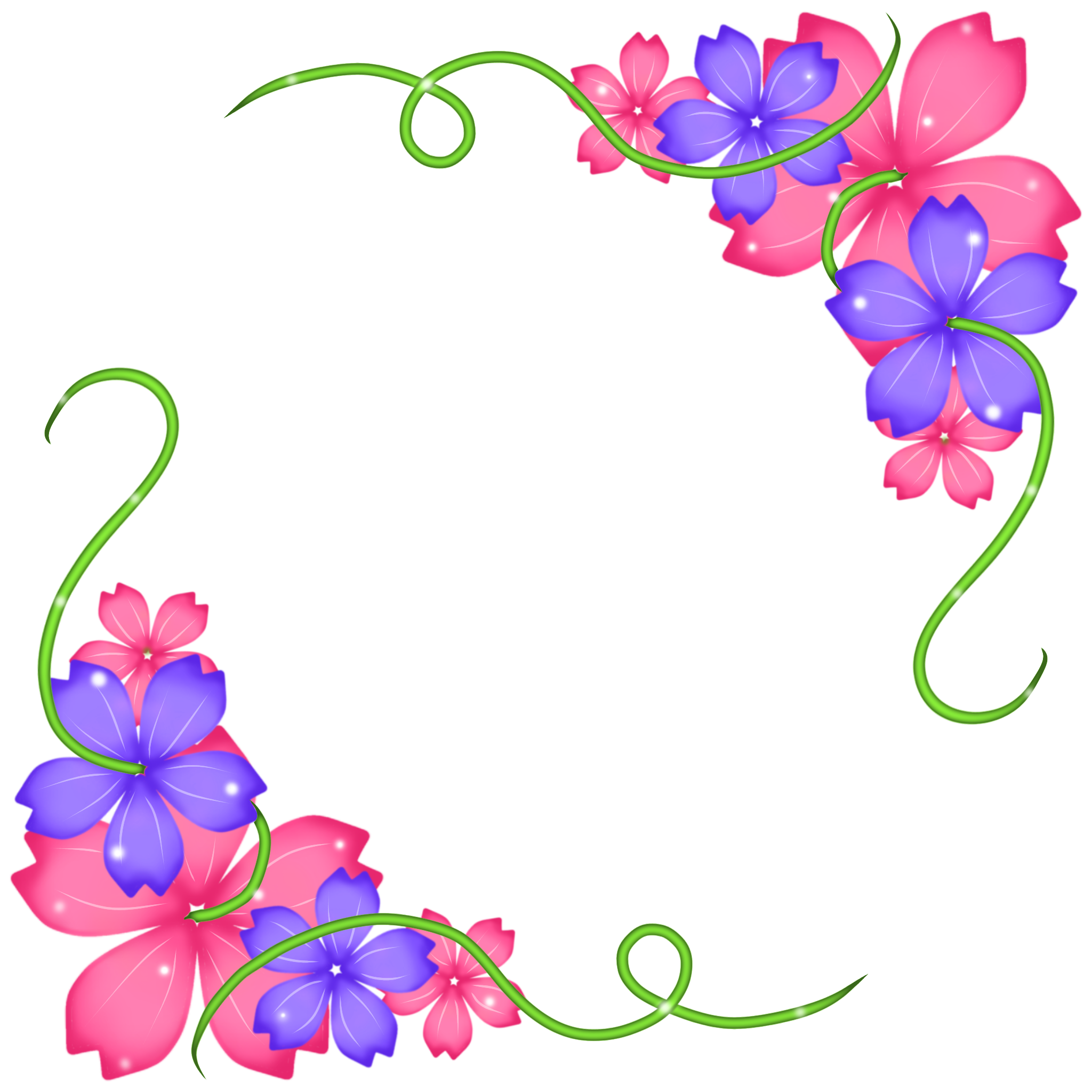 flower frame 2 - ibisPaint