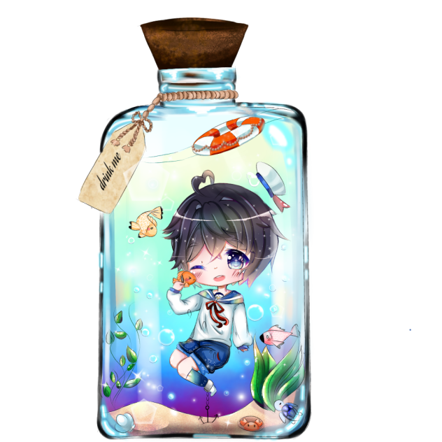 in the bottle - ibisPaint