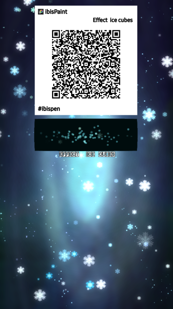 Effect ice cubes - ibisPaint