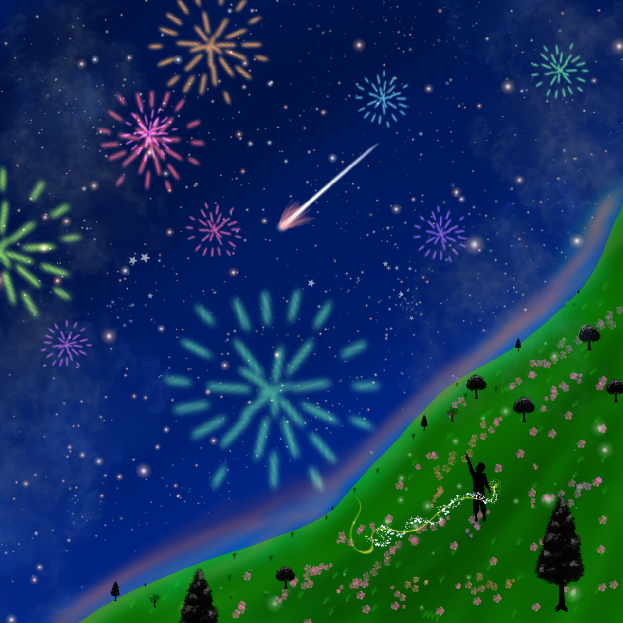 Shooting Star - ibisPaint