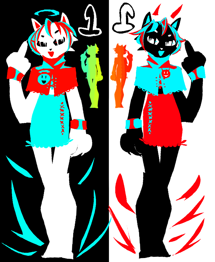 Inverted twins - ibisPaint